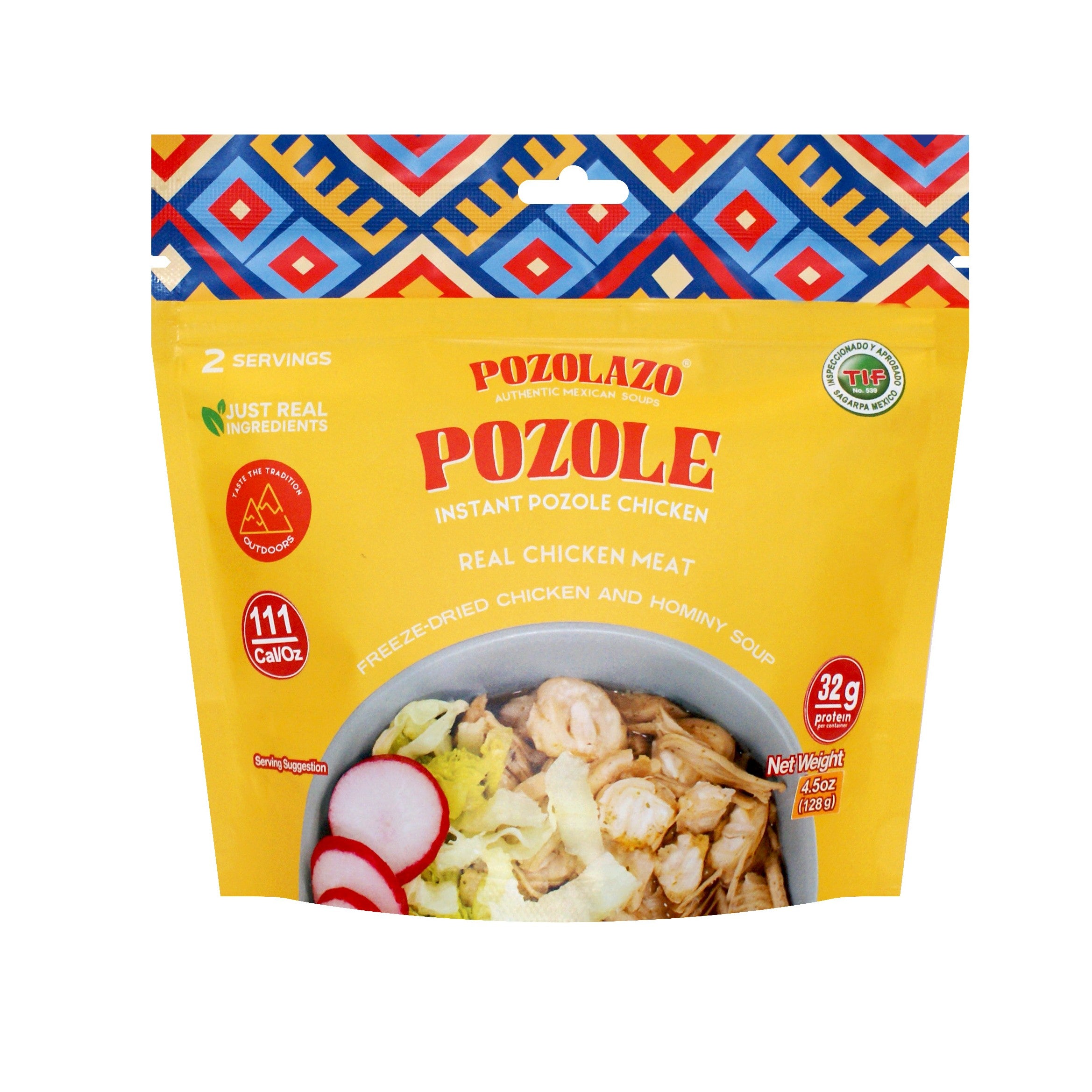 Chicken Pozole Pouch | High-Protein Mexican Soup – Pozolazo